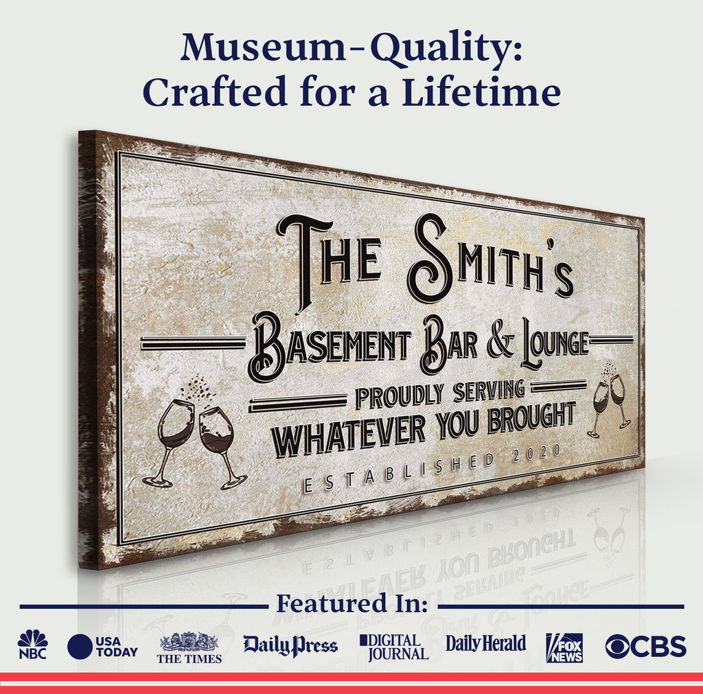 Basement Bar And Lounge Sign – Onassis Krown